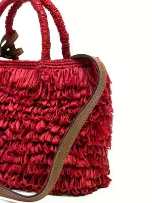 AFAR Fringed Raffia Tote Bag