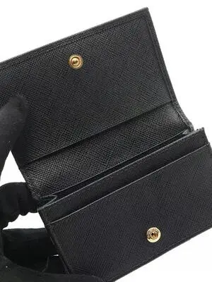 Prada 2013-2026 Saffiano Card Holder - Black