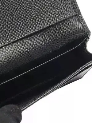 Prada 2013-2026 Saffiano Card Holder - Black