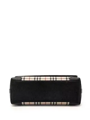 Burberry House Check Canvas Flap Crossbody Bag - Neutrals