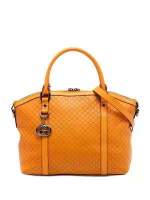 Gucci Medium Guccissima Gg Charm Dome Satchel