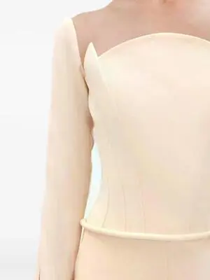 GEMY MAALOUF Structured-neckline Jumpsuit