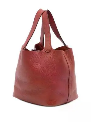Hermès 2009 Clemence Picotin Lock 22 Handbag - Red