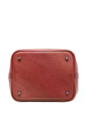 Hermès 2009 Clemence Picotin Lock 22 Handbag - Red