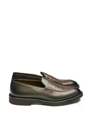 Doucal's Contrast Stitching Loafers For Men
