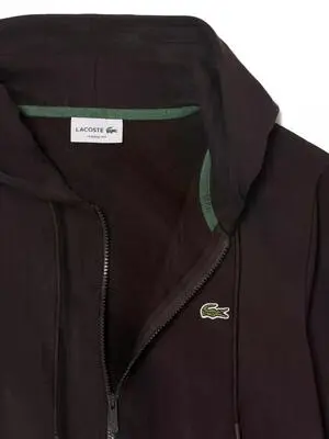 Lacoste Zip-up Hoodie - Brown