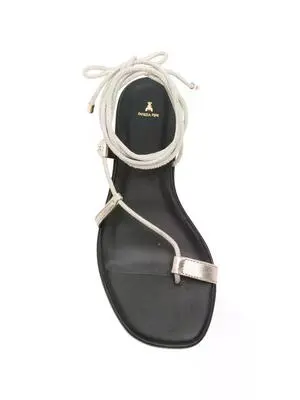 Patrizia Pepe Leather Flat Sandals