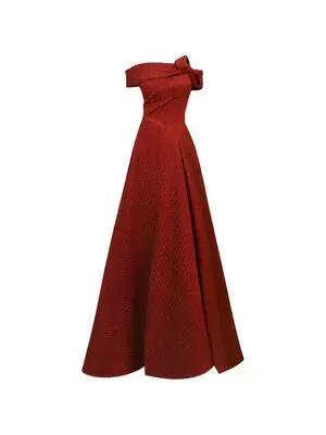 Gemy Maalouf Bow Evening Dresses