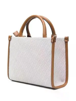 Liu Jo Monogram Tote Bag With Logo Plaque