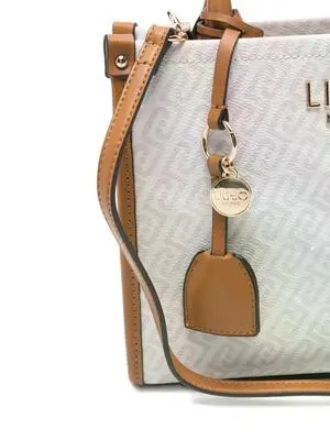 Liu Jo Monogram Tote Bag With Logo Plaque