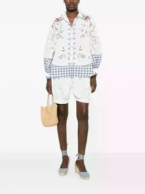 Farm Rio Richelieu Embroidered Broderie Anglaise Top