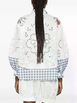 Farm Rio Richelieu Embroidered Broderie Anglaise Top
