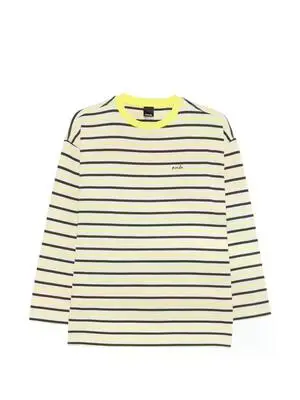Pinko Striped Cotton Long Sleeve Sweater