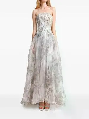 Gemy Maalouf Printed Evening Dresses