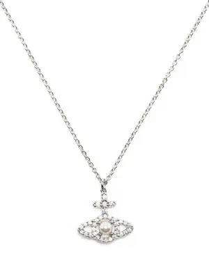 VIVIENNE WESTWOOD Olympia Orb Necklace - Silver