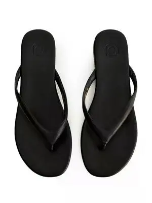 12 STOREEZ Leather Thong Flip Flops
