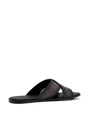 Magnanni Criss-cross Strap Sandals - Grey