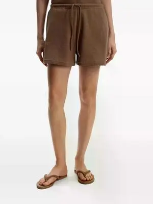 12 STOREEZ Textured Drawstring Shorts