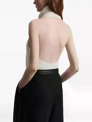 12 STOREEZ Open-back Roll-neck Top