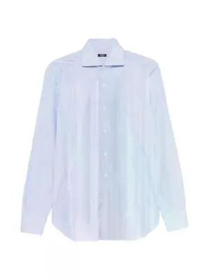 BARBA NAPOLI Striped Shirt - Blue