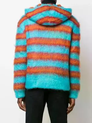 Marni Striped Knitted Hoodie