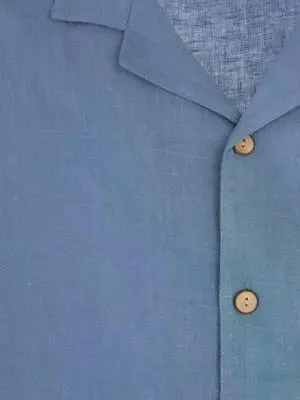 Marané El Gringo Camp Collar Shirt - Blue