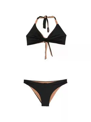 IU RITA MENNOIA Knotted Bikini - Black