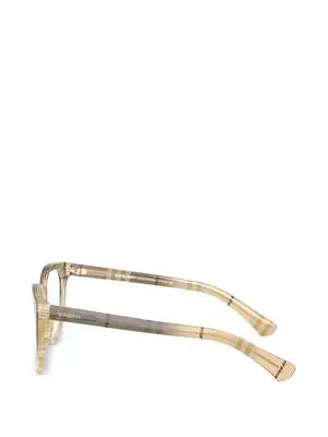 Burberry Check-pattern Square-frame Glasses