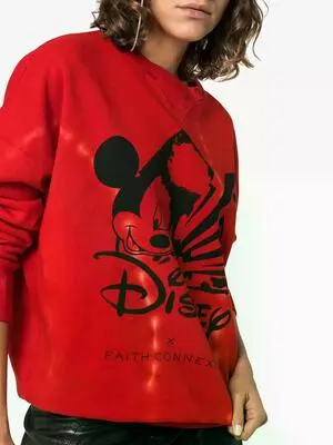 Faith Connexion Cotton Mickey Mouse Print Sweatshirt