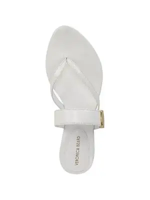 Veronica Beard Salva Dash Flat Sandals - White