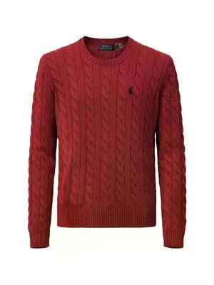 Polo Ralph Lauren Cable-knit Pullover Sweater - Red