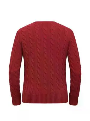 Polo Ralph Lauren Cable-knit Pullover Sweater - Red