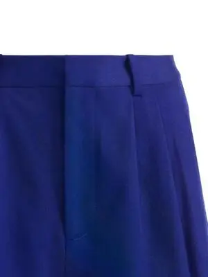 Alice + Olivia Conry Pleated Shorts - Blue