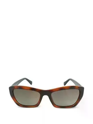 FERRAGAMO Rectangle-frame Sunglasses - Brown