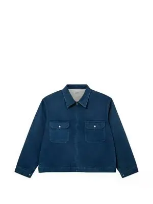 A.PRESSE Zip-up Twill Jacket