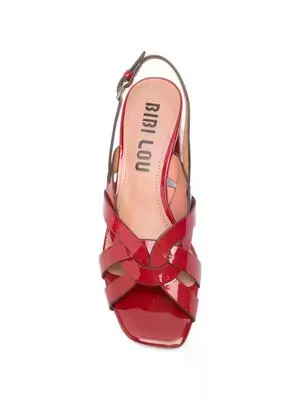 BIBI LOU Square-toe Sandals - Red