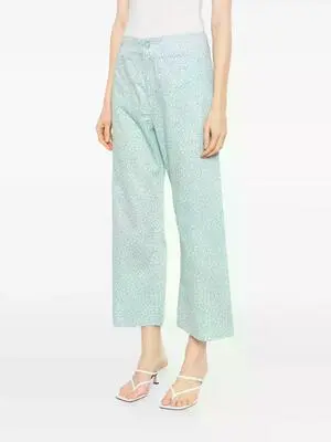 BLAKLACE Floral Print Trousers