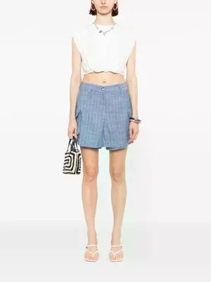 BLAKLACE Pinstriped Cargo Shorts