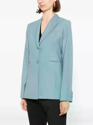 BLAKLACE Button-up Blazer - Blue