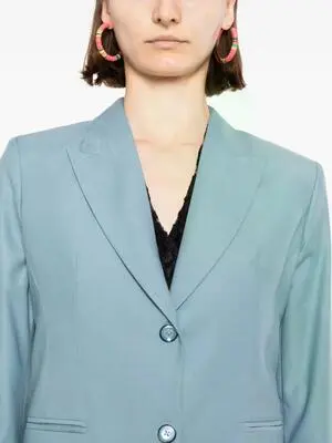 BLAKLACE Button-up Blazer - Blue