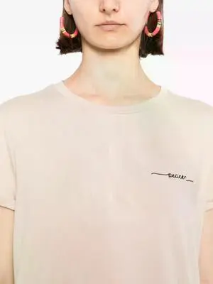 BLAKLACE Logo-embroidered T-shirt