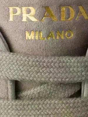 Prada Montecarlo Re-edition 2005 Suede Sneakers - Grey
