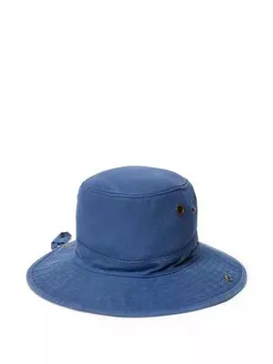 Polo Ralph Lauren Logo-embroidered Canvas Bucket Hat - Blue