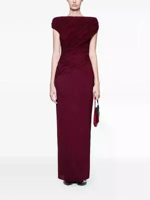CHATS BY C.DAM Meriel Maxi Dress - Red