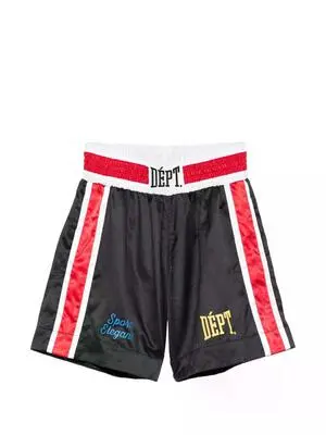 GALLERY DEPT. Logo-patch Boxing Shorts - Black