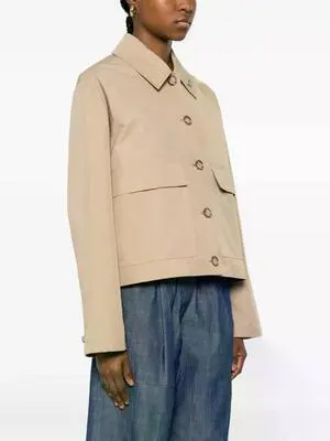 OTTOD'AME Buttoned Jacket With Patch Pockets