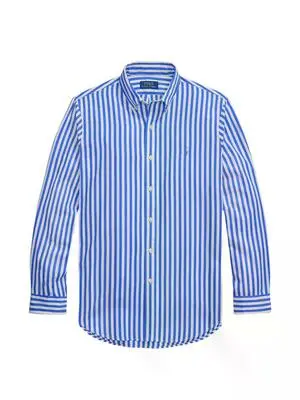 Polo Ralph Lauren Striped Logo Shirt - Blue