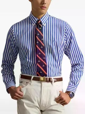 Polo Ralph Lauren Striped Logo Shirt - Blue