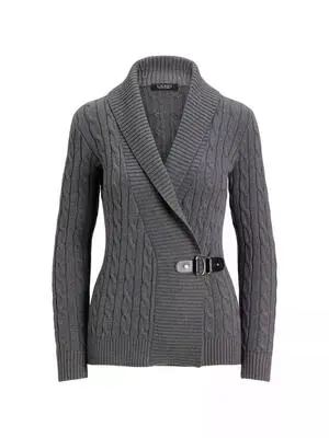 Ralph Lauren Cable-knit Buckled Cardigan