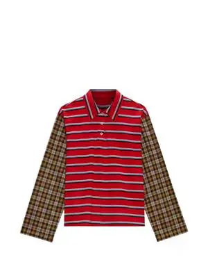 MSGM Striped Polo Shirt
